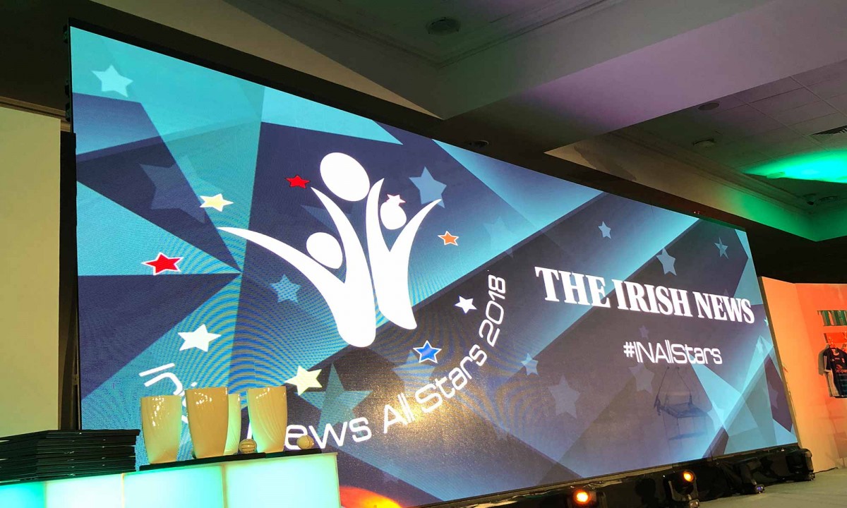 irish-news-all-stars-northern-ireland-led-screen-led-wall - BNL Productions